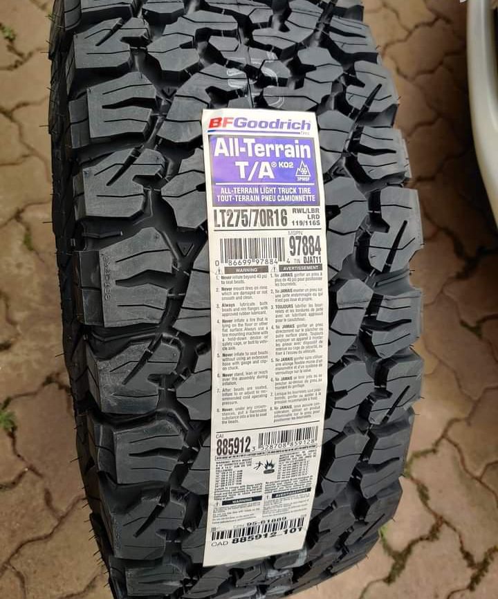 Lốp địa hình 275/70R16 BF Goodrich KO2